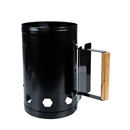 Yardwe Charcoal Grill Chimney Starter with Quick Release Trigger for Charcoal Briquettes Hardwood Lump Coal BBQ Grills Outdoor Cooking Tools Accessories