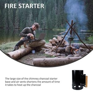 Yardwe Charcoal Grill Chimney Starter with Quick Release Trigger for Charcoal Briquettes Hardwood Lump Coal BBQ Grills Outdoor Cooking Tools Accessories