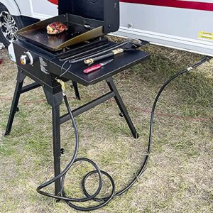 GASPRO 18-Foot RV Quick Connect Propane Hose for Camp Chef Explorer, Outland Living Fire Bowl, Camping Grill, Portable Fire Pit and More