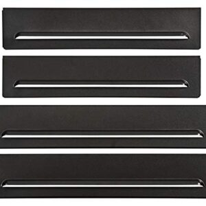 Blackstone 5015 Wind Guards for 36" Griddle Front and Rear Grease Model Premium Grill Accessories Heavy Duty Easy to Use and Clean Black Windscreen for Outdoor Backyard BBQ Cooking