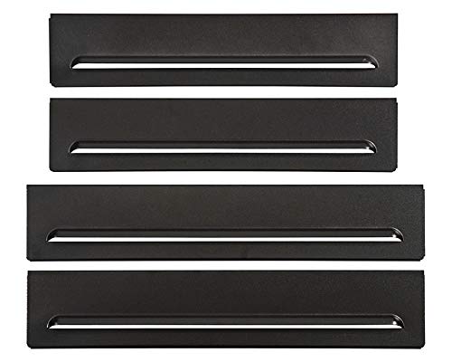 Blackstone 5015 Wind Guards for 36" Griddle Front and Rear Grease Model Premium Grill Accessories Heavy Duty Easy to Use and Clean Black Windscreen for Outdoor Backyard BBQ Cooking