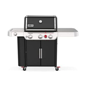 weber genesis e-335 liquid propane gas grill, black