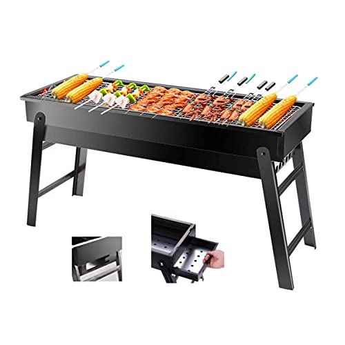 Charcoal Grill,Portable Barbecue Grill Folding BBQ Grill,Small Barbecue Grill,Outdoor Grill Tools for Camping Hiking Picnics Traveling 24''x13''x9''