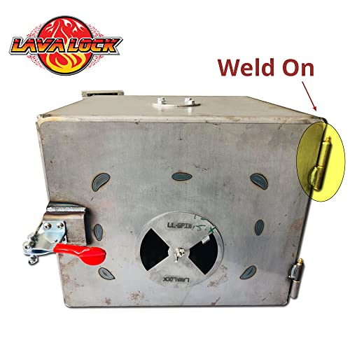 4" BBQ Smoker Bullet 4 in. Hinge 4 inch Hinges Stove Weld On Pit