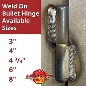 4" BBQ Smoker Bullet 4 in. Hinge 4 inch Hinges Stove Weld On Pit