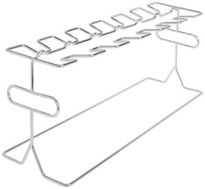 king kooker #12wr 12-slot leg and wing grill rack for poultry