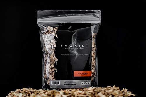 The Smokist BBQ Smoking Pouch for The Grill, Stainless Steel, with Wood Smoking Chips (Hickory Wood)