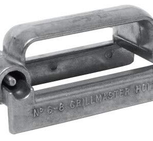 Grillmaster Grill Brick Holder by US Pumice, Made of Aluminum, Reusable Grill Stone Cleaning Brick Holder, Adjustable Clamps, Fits Multiple Sizes of Bricks, Avoid Burnt Hands, Work Safe, FMP 133-1189