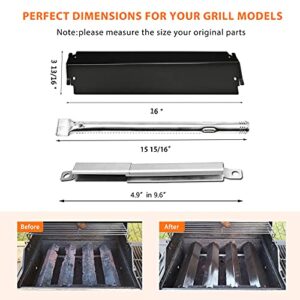 Hisencn Grill Parts for Charbroil Replacement Parts 463244011 463244012 463257010 463247310 463243911 463247412 463247512, Porcelain eplacement for 463247109 Commercial Series 4 Burner Gas Grills