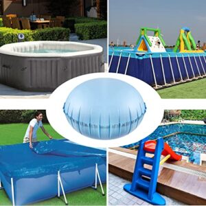 2PACK Round Air Pool Pillow for Above Ground Swimming Pool Covers,4' x 4' Winter Pool Winterizing Closing Kit with Ropes,Super Durable PVC & Strong Cold Resistant Pool Cover Air Pillow