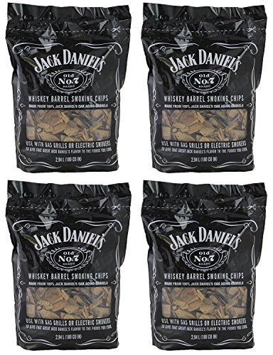 Jack Daniels 01749 Wood BAbpT BBQ Smoking Chips, 2.94 L (4 Pack)