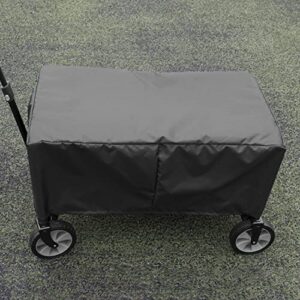 Chuanke Wagon Cover 420D PVC Waterproof and Dustproof Inner Double Sided Liner Available with 4 Corner Buckles and 2 Elastic Hook Strap 38" L x 22" W x 20" H