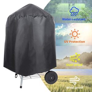 Charcoal Grill 18 inch Barbecue Grill with Waterproof Grill Cover for Outdoor Courtyard Picnic Camping Tailgating BBQ Kettle