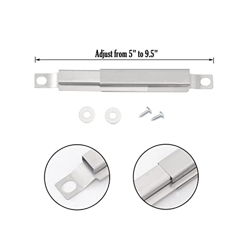 YIHAM KZ924 Grill Replacement Parts for Charbroil Performance 5 Burner 463347518 463347519 463275517 463243518 463243519 463373019, 6 Burner 463244819 Heat Shield+Burner Tube+Carry Over+Igniter Wire