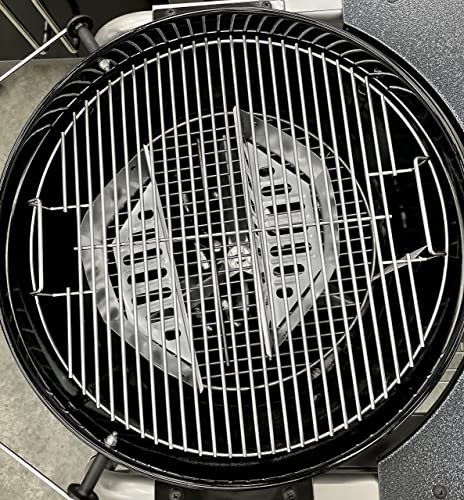 Aura outdoor products 22" Stainless Steel Upgraded Replacement Cooking Grate for Weber Kettle, Recteq Bullseye 22 Inches