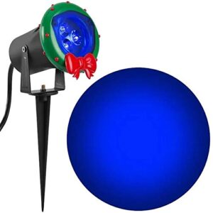 led outdoor spotlight, blue