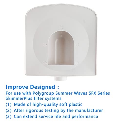 SFX Pool Vacuum Plate Adapter - for Summer Waves Polygroup Ground Skimmer Filter Pump Systems Replace Parts P58PP1955W05