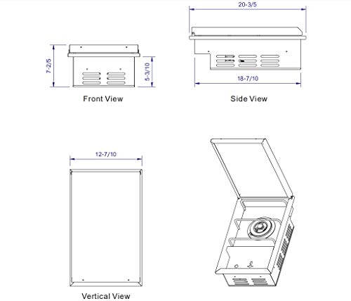 Bonfire drop-in single side burner (CBASSB)