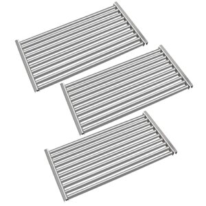 grill grate 19 1/16 inch stainless steel cooking grid grates part replacement for brinkmann 810-1750-s, 810-1751-s, 810-3752-f, 810-6570-f, 810-3551-0, brinkmann 810- gas grill models, 3-pack