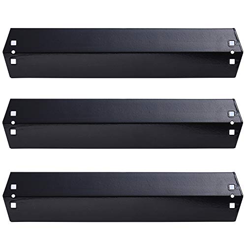 Votenli P9505A(3-Pack) Porcelain Steel Heat Plate,Heat Shield, Heat Tent for Chargriller Charcoal 3001, 3008, 3030, 4000, 5050, 5252, 5650 Gas Grill