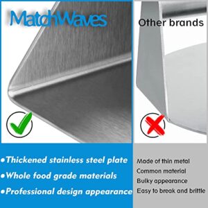 Matchwaves Burger Smasher, Stainless Steel Burger Press for Griddle, Non-Stick Grill Press - No Rust & Easy to Maintain