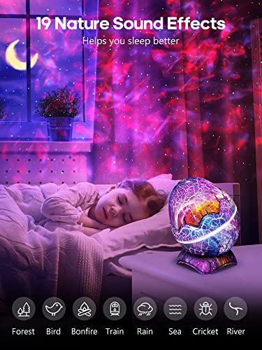 Star Projector, Galaxy Projector Night Light with Bluetooth Speaker, White Noise & Remote Control, Nebula Ocean Wave Star Light Projector for Bedroom/Home Theater Decor/Ceiling/Party/Mood Ambiance