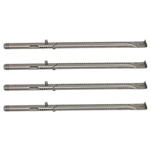 upstart components 4-pack bbq gas grill tube burner replacement parts for charbroil 463672216 – compatible barbeque stainless steel pipe burners