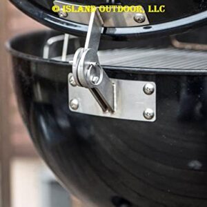 Unknown BBQ Kettle Stainless Steel Lid Hinge