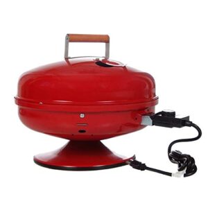 americana lock ‘n go electric grill, red