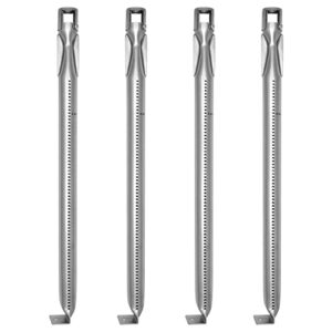 tailgriller burner tube set for blackstone 36 inch griddle, set of 4 stainless steel straight burner tubes with 4 screws