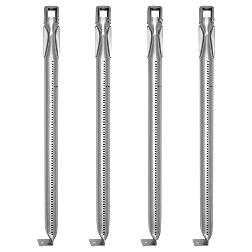 TAILGRILLER Burner Tube Set for Blackstone 36 Inch Griddle, Set of 4 Stainless Steel Straight Burner Tubes with 4 Screws