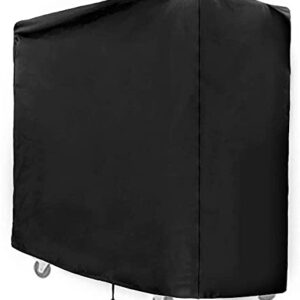 Bicherub Cooler Cart Cover 420D Waterproof Patio Rolling Deck Cooler Cover Fit for Most 80 QT Rolling Ice Chest 37 x 36 x 20in