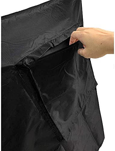 Bicherub Cooler Cart Cover 420D Waterproof Patio Rolling Deck Cooler Cover Fit for Most 80 QT Rolling Ice Chest 37 x 36 x 20in