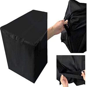 Bicherub Cooler Cart Cover 420D Waterproof Patio Rolling Deck Cooler Cover Fit for Most 80 QT Rolling Ice Chest 37 x 36 x 20in