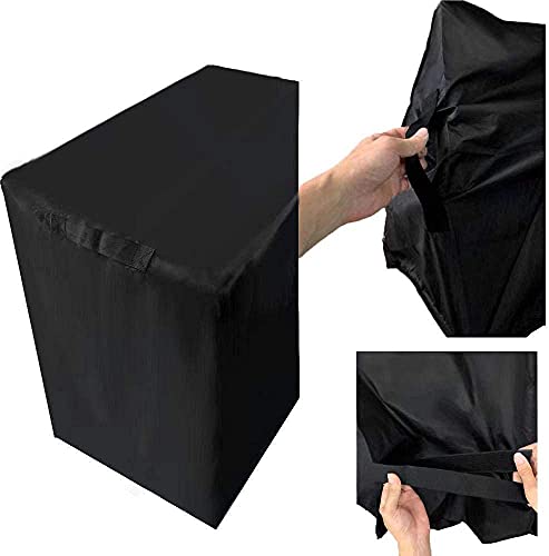 Bicherub Cooler Cart Cover 420D Waterproof Patio Rolling Deck Cooler Cover Fit for Most 80 QT Rolling Ice Chest 37 x 36 x 20in