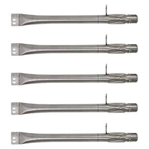 upstart components 5-pack bbq gas grill tube burner replacement parts for brinkmann 810-3660-0 – compatible barbeque stainless steel pipe burners