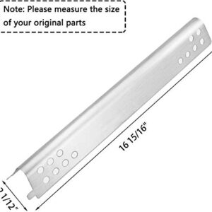 Votenli S47E(4-Pack) Repair Kit (16 15/16" Heat Plates) Replacement for Charbroil 463361017, 463673517, 463673017, 463376018P2, 463376117, 463275517, 463377117, 463673617, 463377017, 463347017