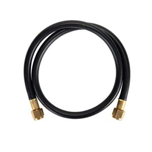 Camco 59913 3' Propane Hose Assembly - 3/8" Female Flare x 3/8" Female Flare , Black