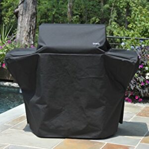 Saber Char-Broil Black Grill Cover 57.5 in. W x 26 in. D x 48 in. H For Fits 500 Size Saber Gril