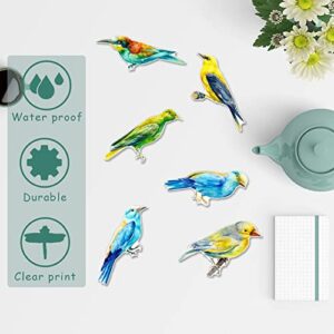 12 Pcs Hummingbird Magnets, Decorative Double Sided Magnetic Sticker Flexible Screen Door Protector for Window Screen Sliding Doors