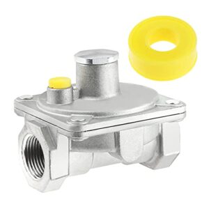 teengse natural gas pressure regulator, 3/4″ fnpt thread gas propane pressure regulator, adjustable lpg/ng grill regulator for ng/lpg applications