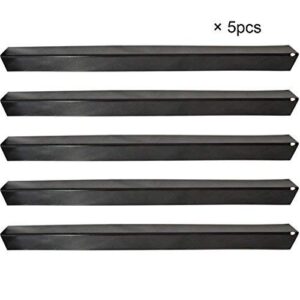 onlyfire Gas Grill Replacement Porcelain Steel Flavorizer Bars Heat Plate for Weber Models Grills Set of 5, 21 1/2''x1 3/4''