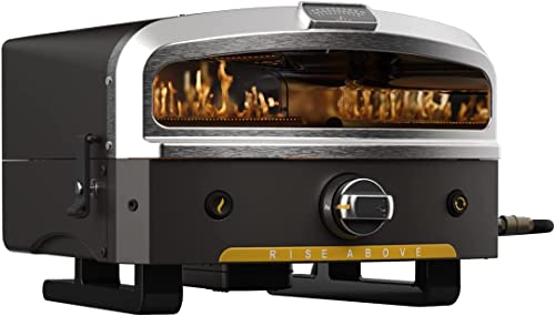 HALO Versa 16 Outdoor Pizza Oven | Rotating Stone bakes up to 16" Pizzas | Packed with Oven Cover