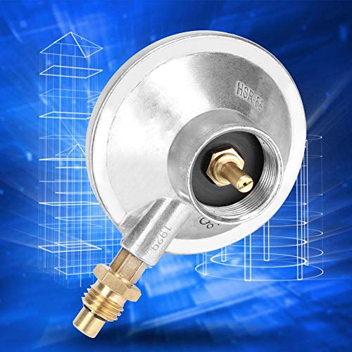 Adjustable Grill Regulator, Durable Gas Zinc Alloy Low-Pressure Regulator, Thread Burner Accessory for Camping Barbecues Easy to Install