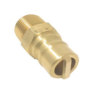 1/2 “ quick connect/disconnect insert plug X 1/2 inch Male NPT [3308] natural gas Propane Fitting Connector Solid Brass Coupler