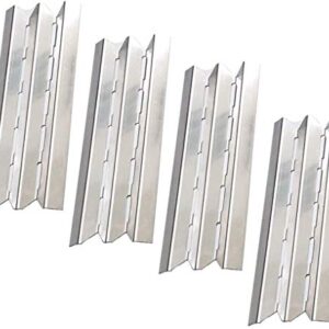 Votenli S9602A(4-Pack) S1108A(4-Pack) 15 7/8" Stainless Steel Heat Plate and Burner Replacement for Broil King 9625-84, 9625-87, 9635-84, 9635-87, Baron 320, Baron 340, Baron 420, Baron 440,