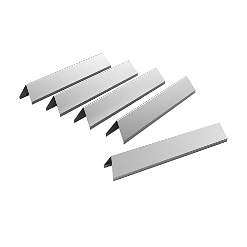 Stainless Steel Flavorizer Bars for Weber Spirit 300 Gas Grills 7636 (5-Pack/Dimensions: 15 1/4" x 2 3/5", 16 Ga.)