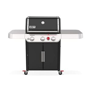 weber genesis e-325s liquid propane gas grill, black