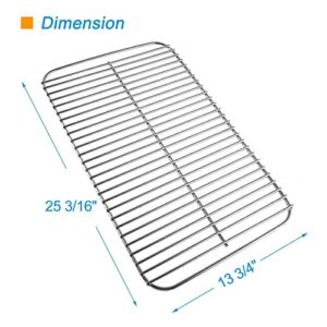 BBQration Replacement Kit for Char-Broil Classic 360 3-Burner, G320-0200-W1, G215-0203-W,463742418, Cooking Grate, Burner, Heat Plates Shield Tent, Crossover Tube