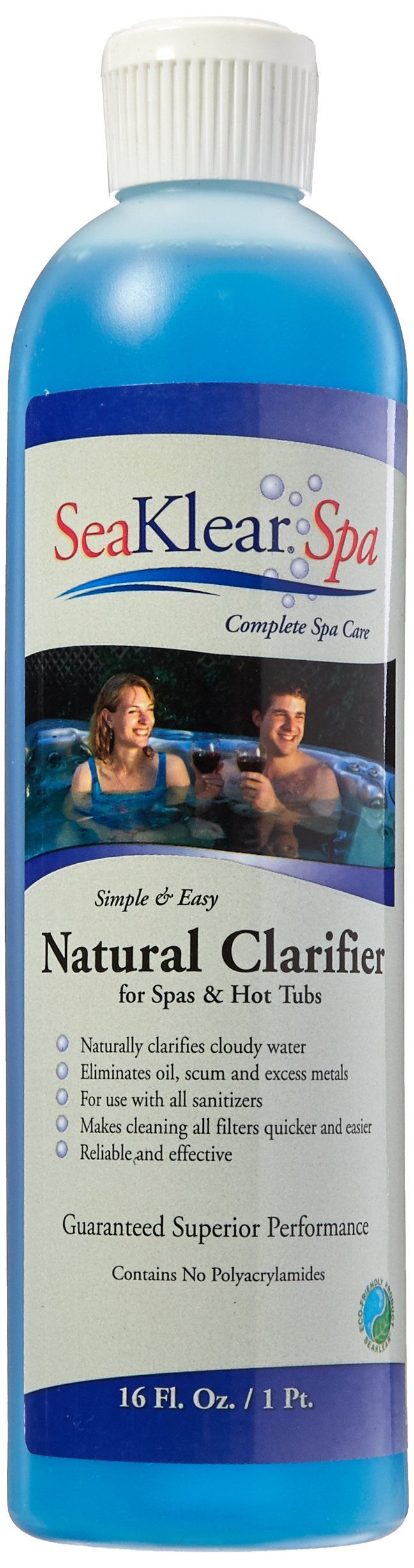 SeaKlear Natural Clarifier for Spas, 1 Pint Bottle